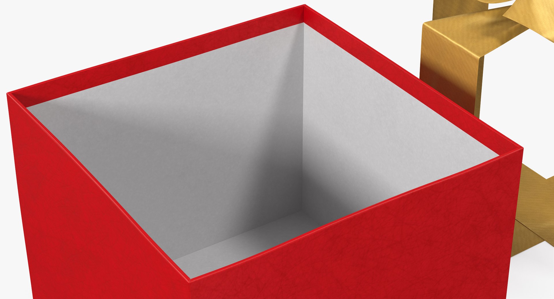 3D gift box red - TurboSquid 1199694