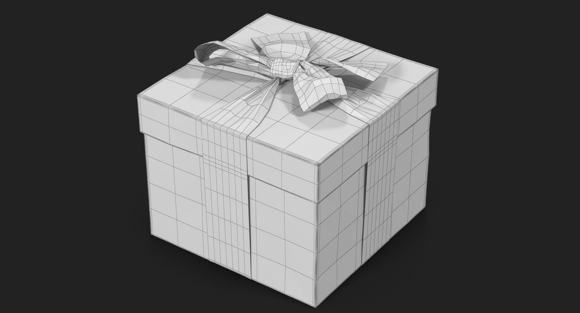 3D gift box red - TurboSquid 1199694