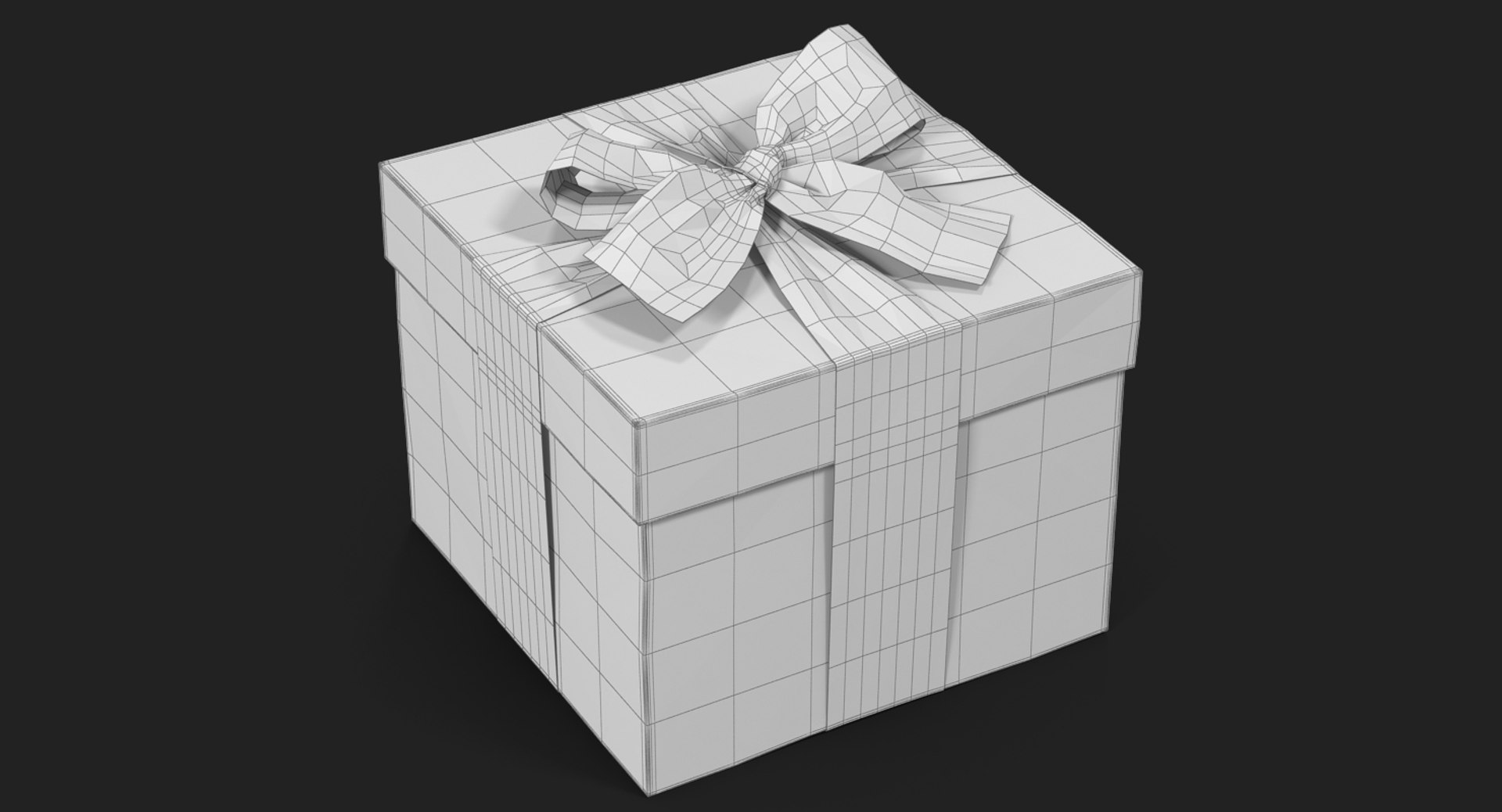 3D gift box red - TurboSquid 1199694