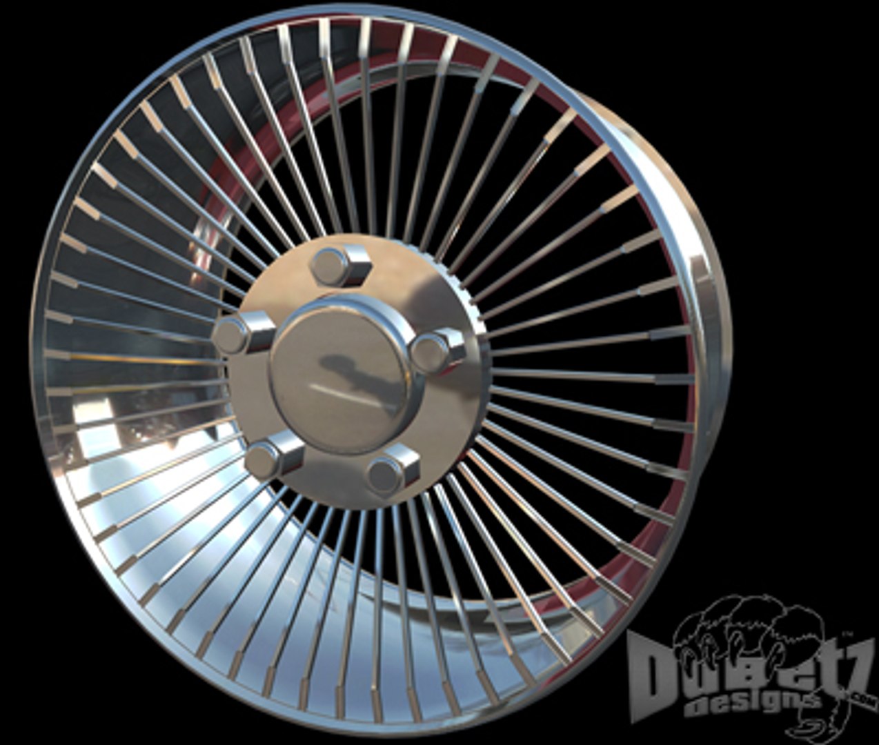 3d fwd wheels designs spoke model