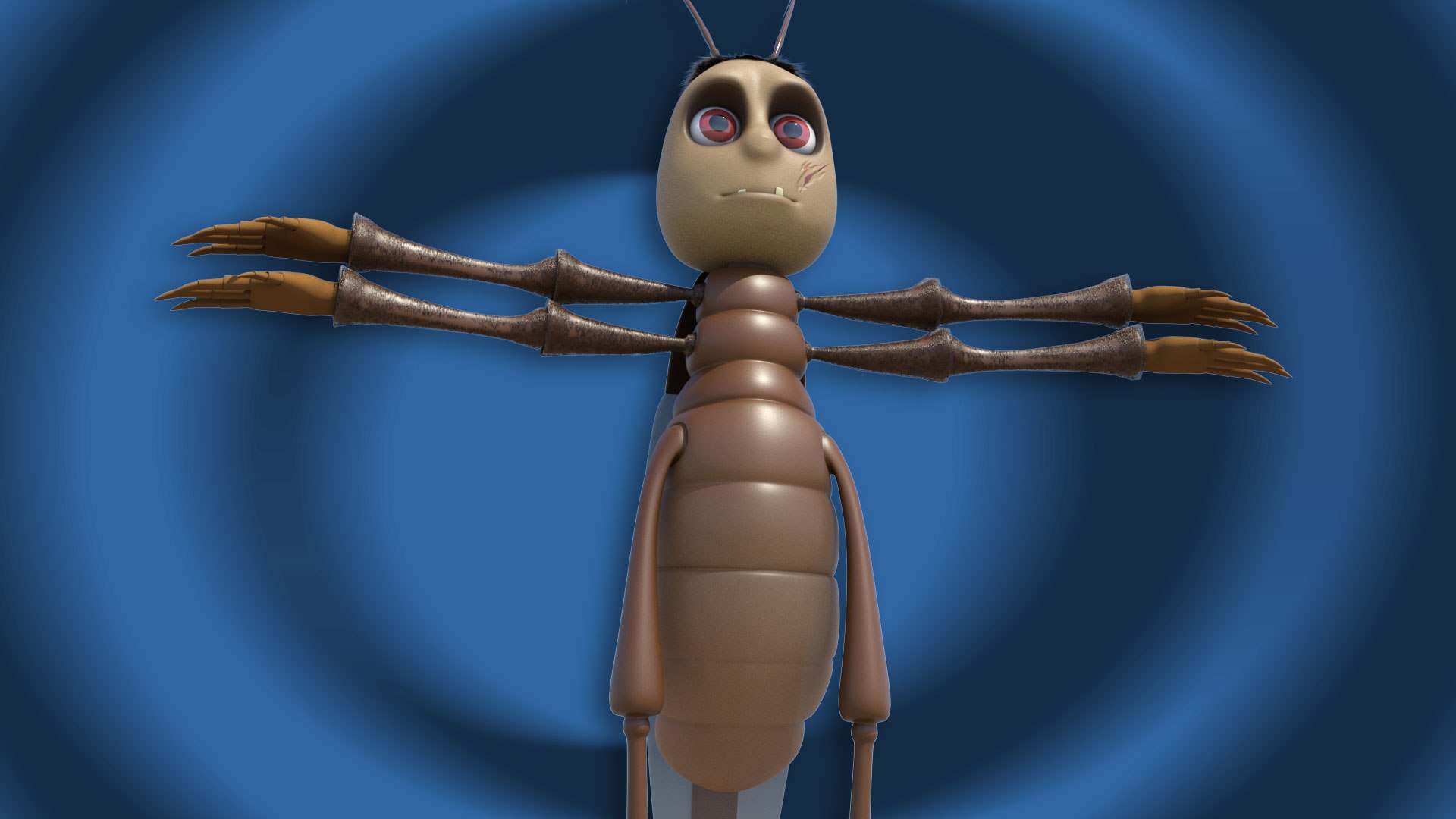 Cartoon Cockroach 3D Model - TurboSquid 1776859