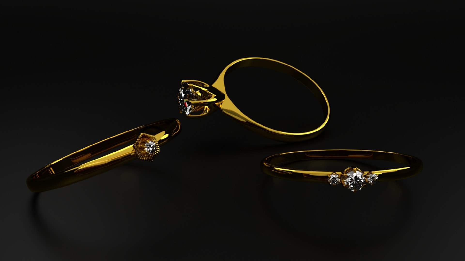 3D Model Rings - TurboSquid 1327579