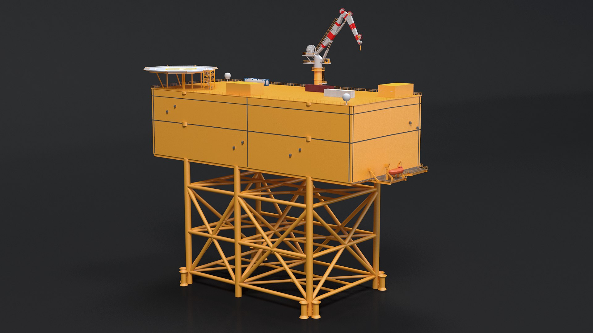 3D Offshore Wind Farm Construction Collection Model - TurboSquid 2303415