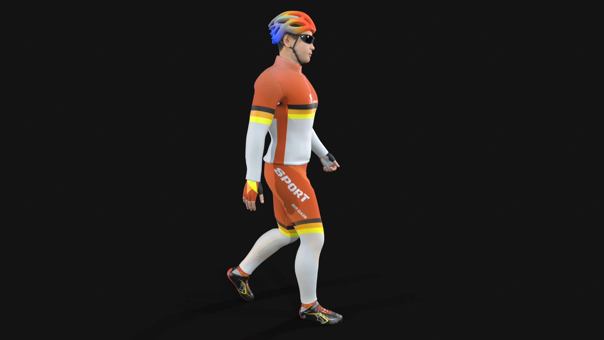 3D Model Cyclist - TurboSquid 2246154