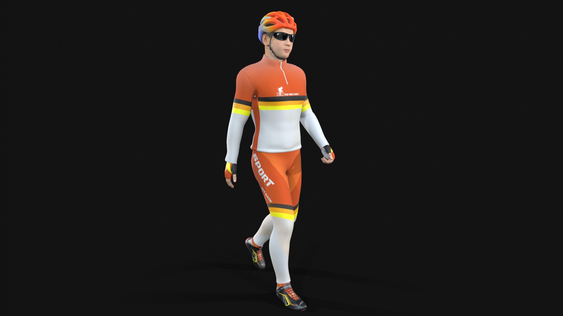 3D Model Cyclist - TurboSquid 2246154