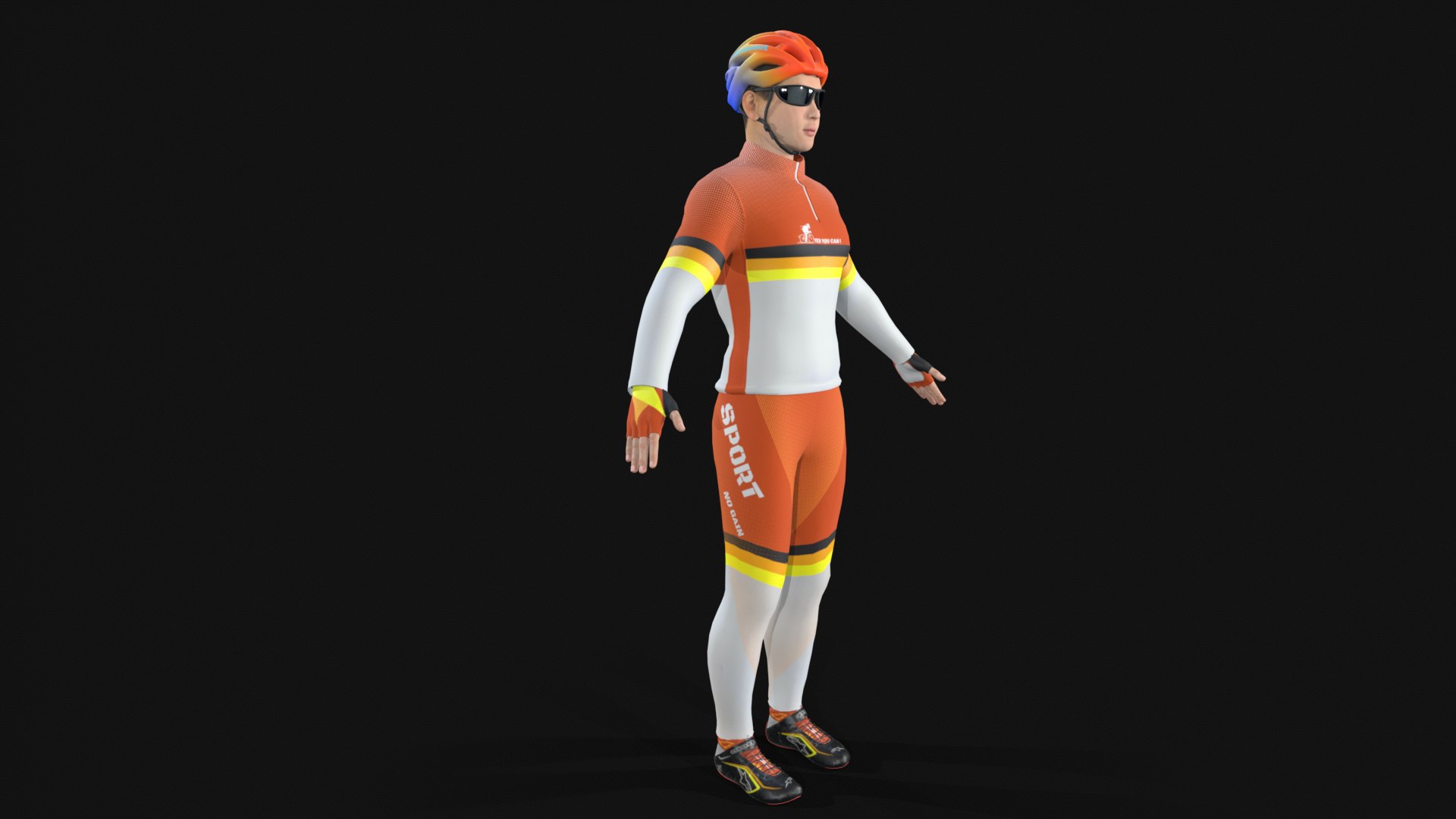 3D Model Cyclist - TurboSquid 2246154