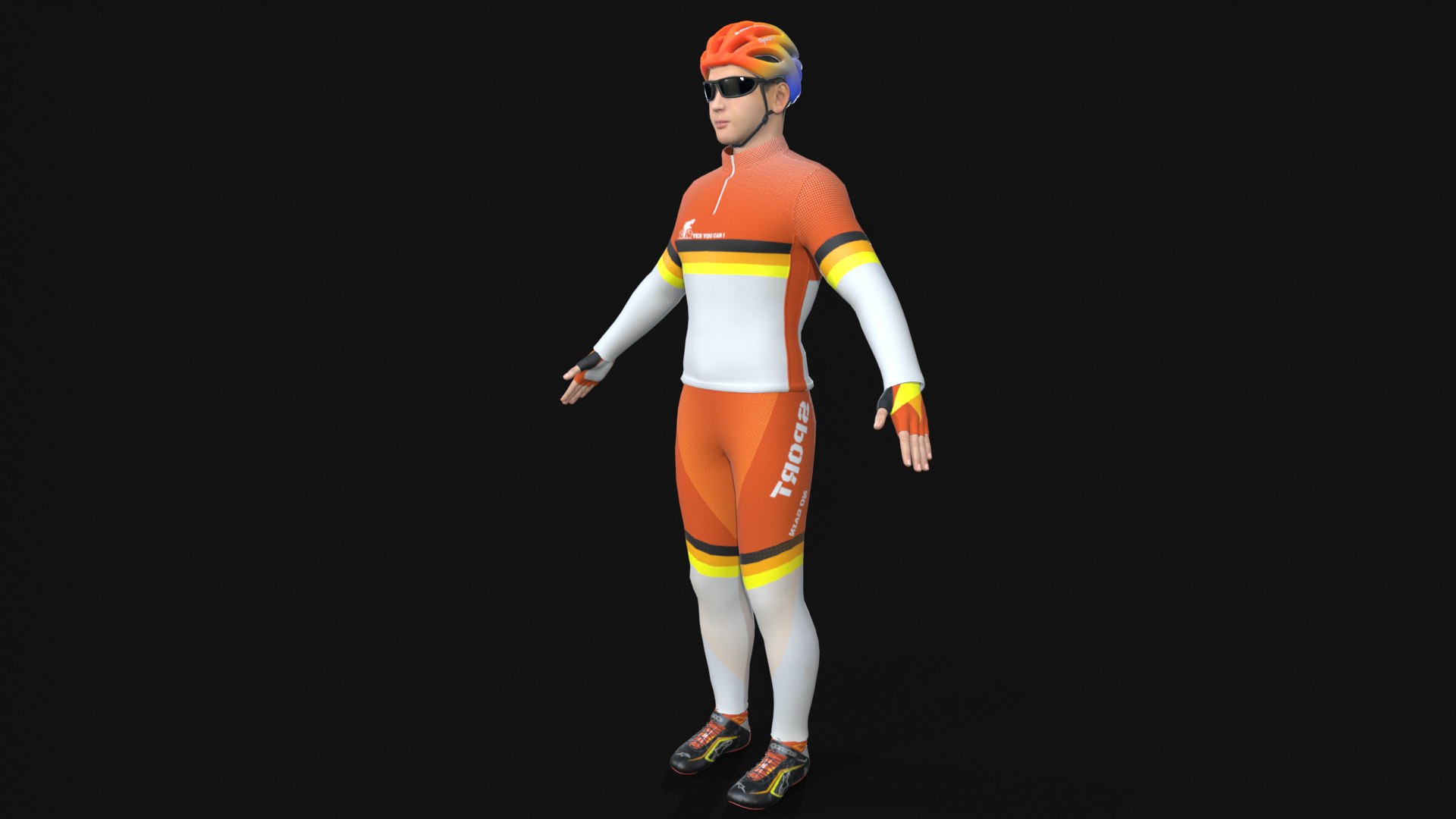 3D Model Cyclist - TurboSquid 2246154