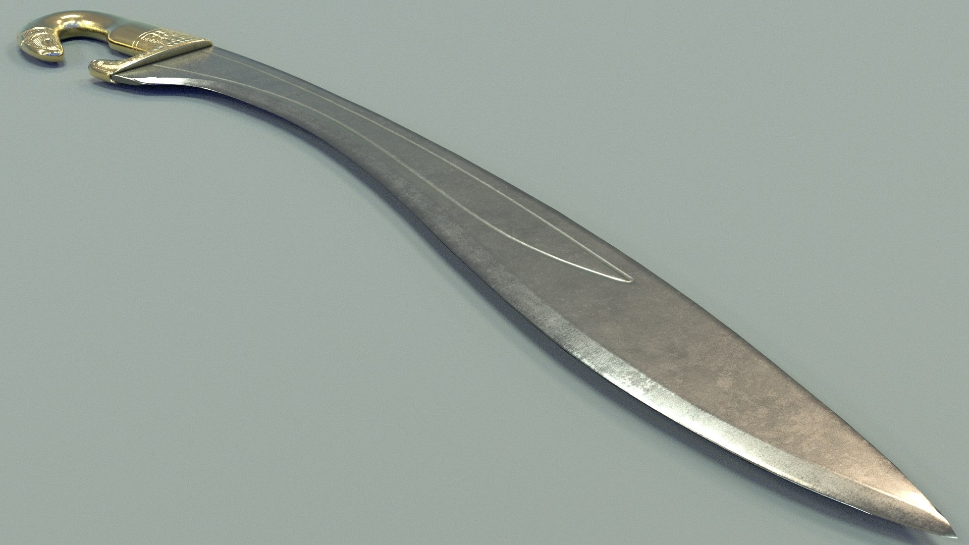 Historically Spanish Falcata 3D Model - TurboSquid 1428136