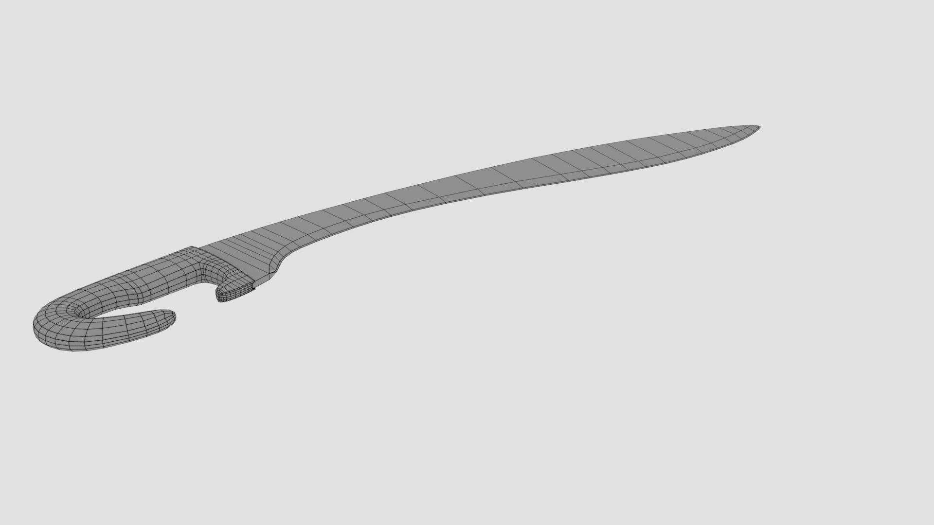 Historically Spanish Falcata 3D Model - TurboSquid 1428136