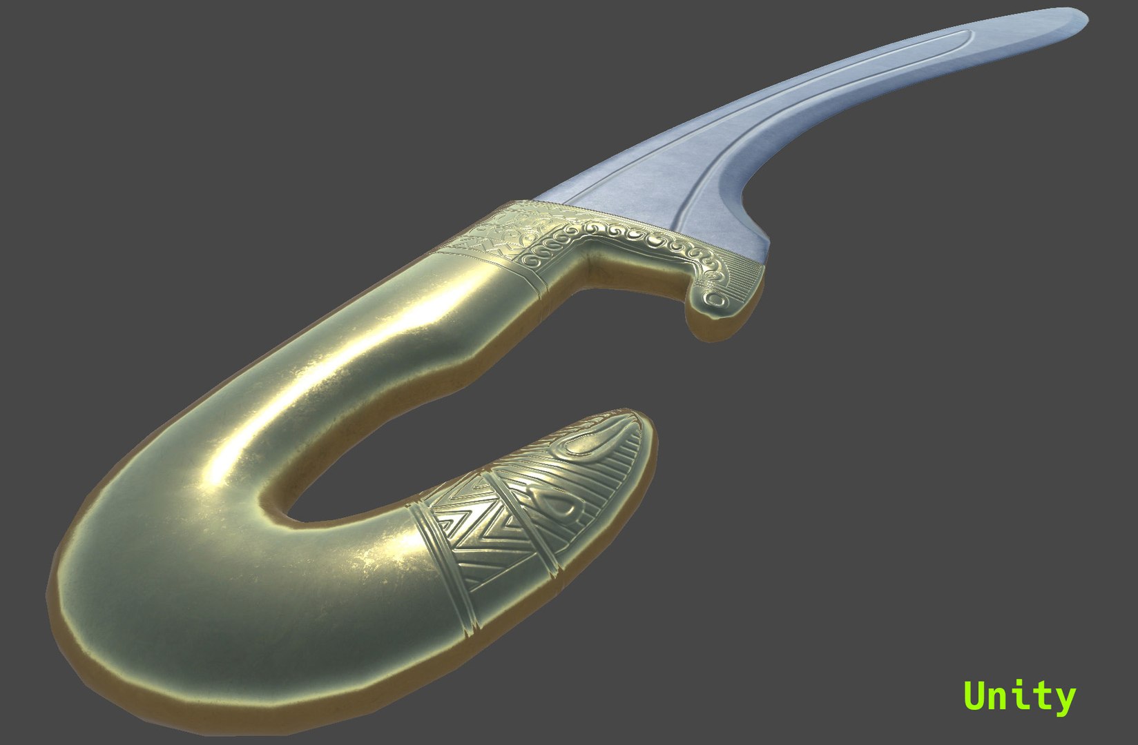 Historically Spanish Falcata 3D Model - TurboSquid 1428136