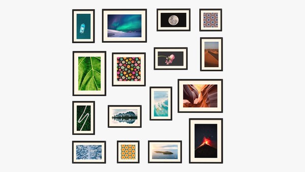 3D Picture Frames Set 16 Picture - TurboSquid 1876931