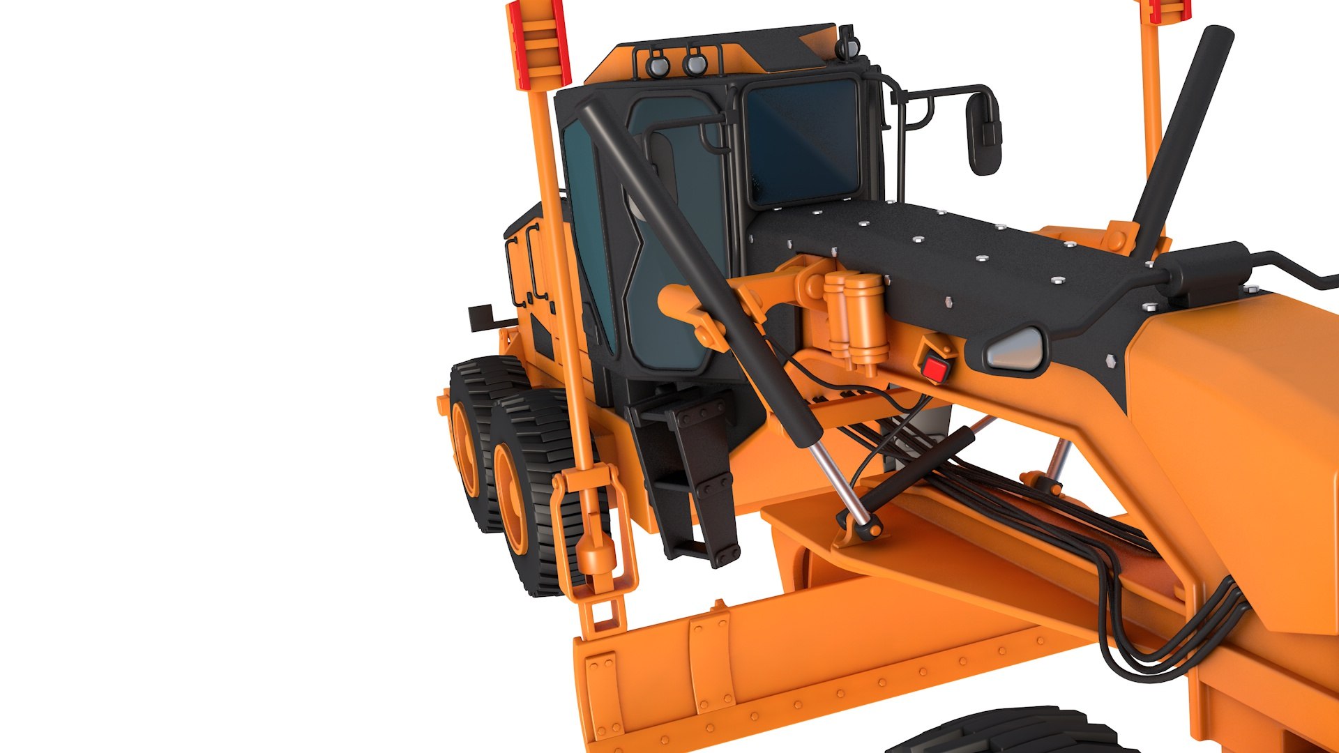 Road Motor Grader 3D Model - TurboSquid 2129081