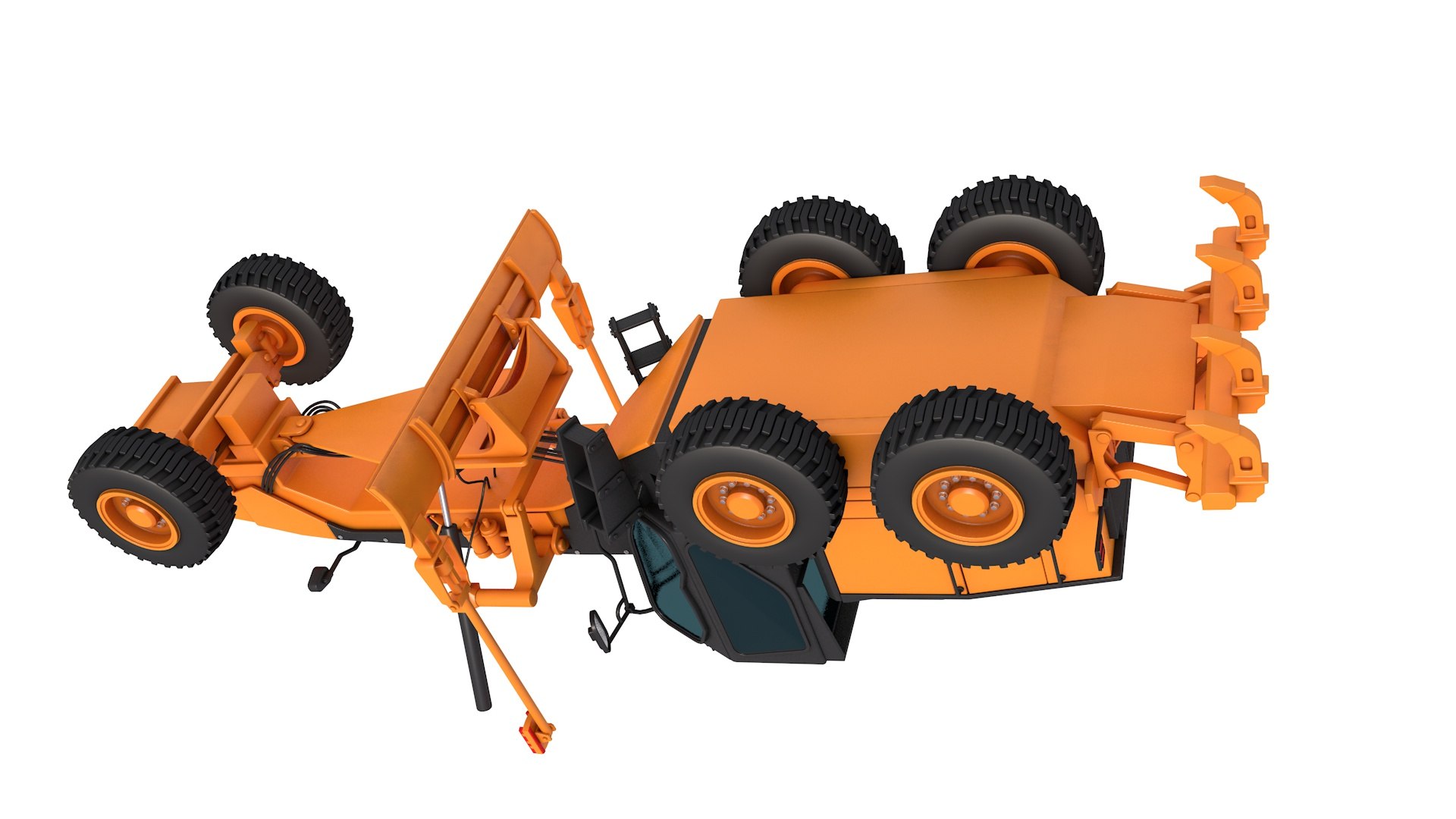 Road Motor Grader 3D Model - TurboSquid 2129081