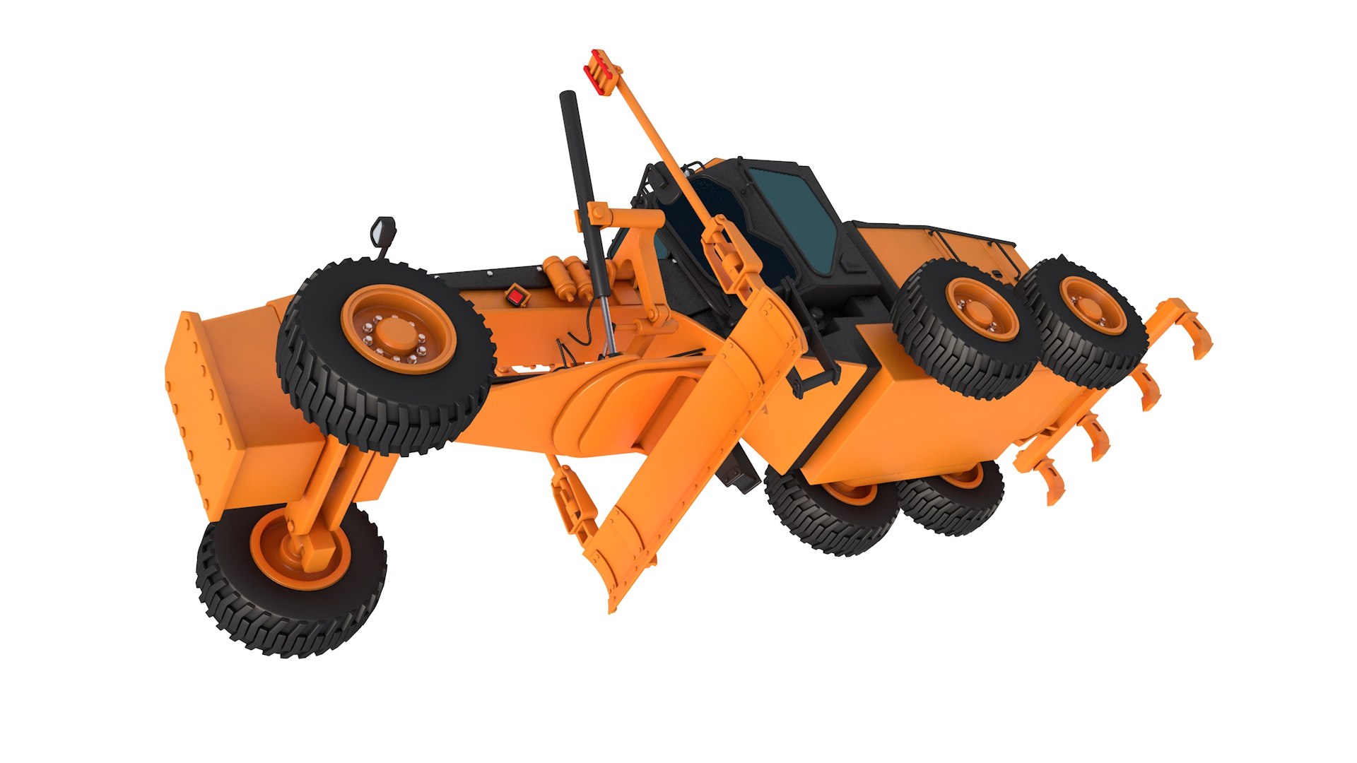 Road Motor Grader 3D Model - TurboSquid 2129081