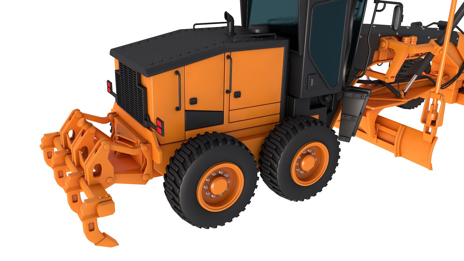 Road Motor Grader 3D Model - TurboSquid 2129081