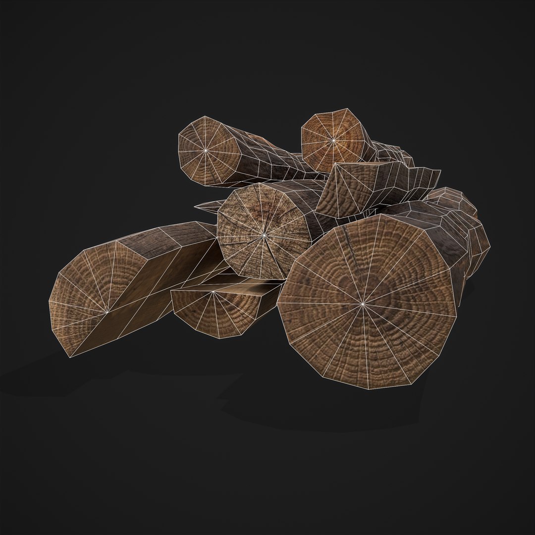 Wood Logs 3D Model - TurboSquid 1824597