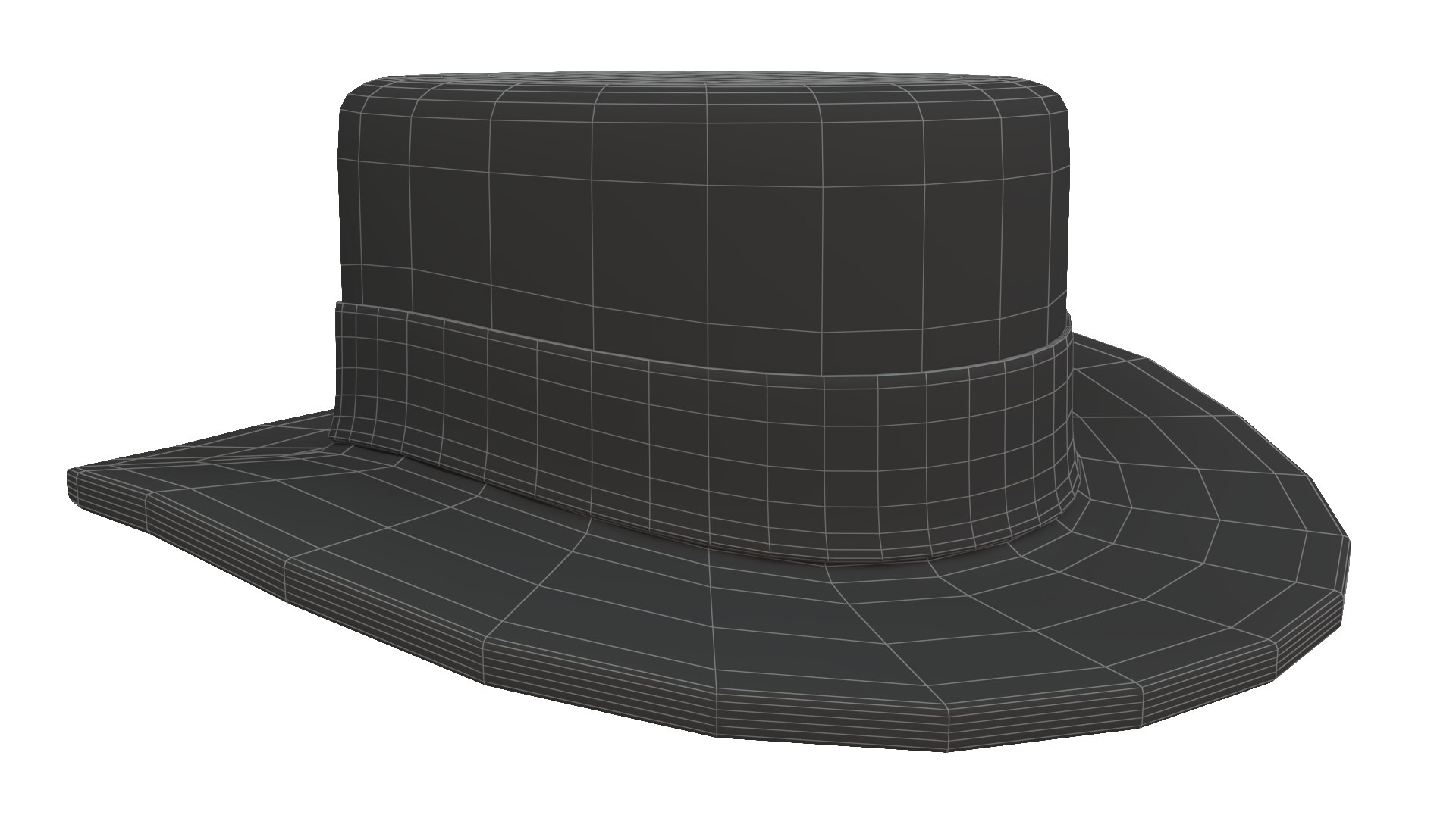 3D Top Hat PBR - TurboSquid 2435506