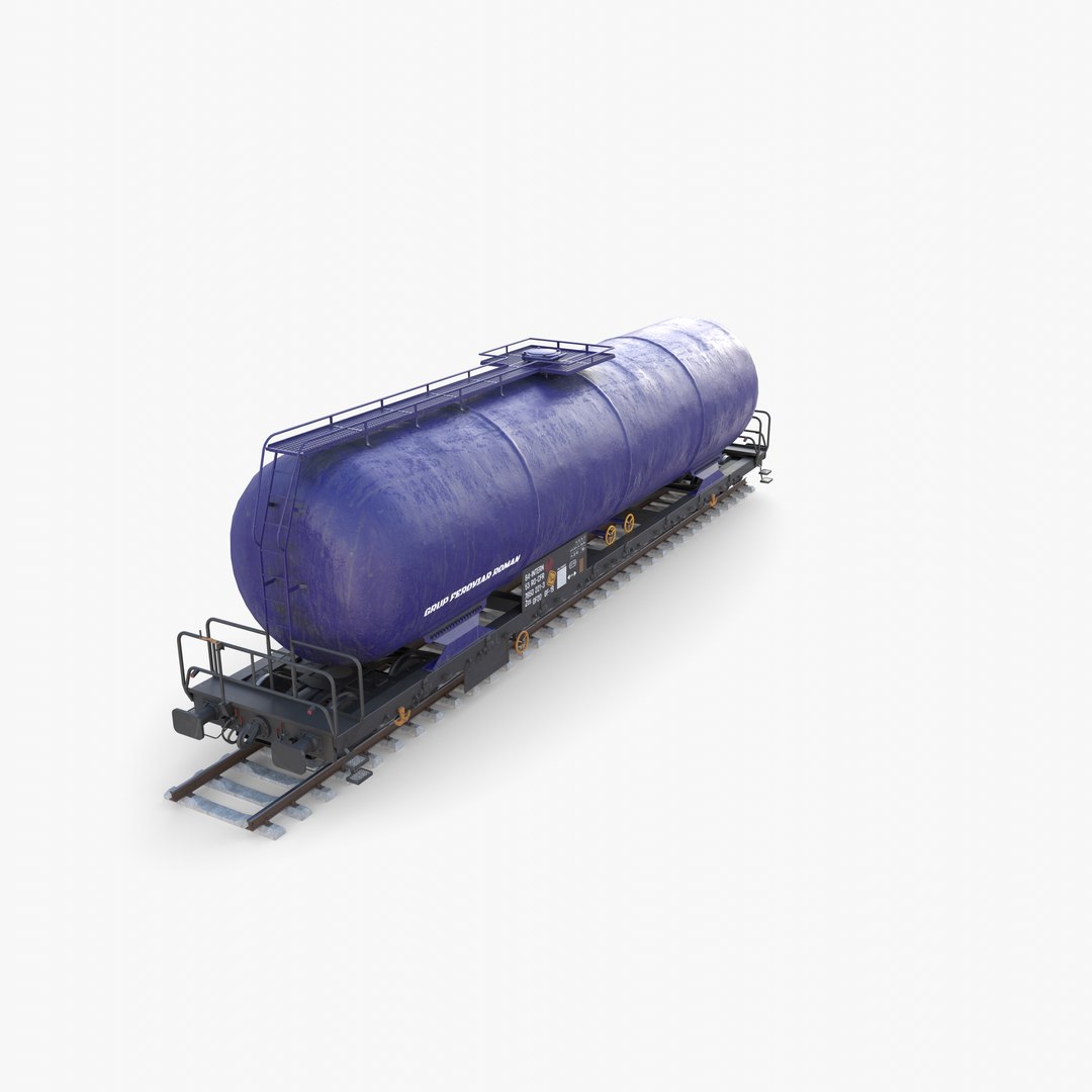 3D CFR Tanker Rail Car V2 - TurboSquid 2225579