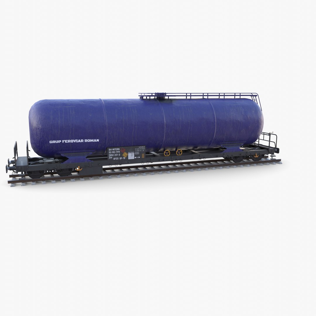 3D CFR Tanker Rail Car V2 - TurboSquid 2225579