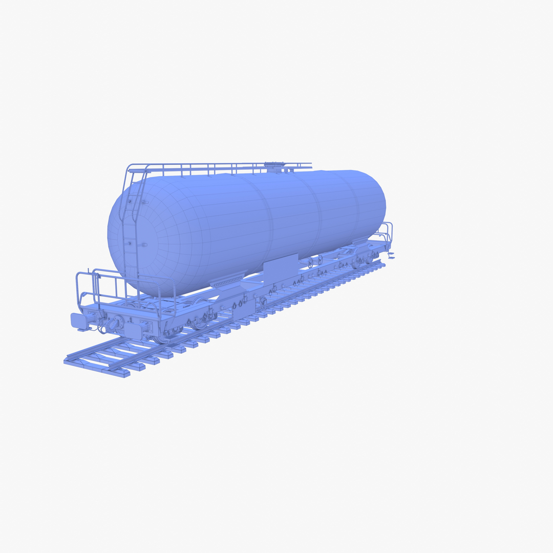3D CFR Tanker Rail Car V2 - TurboSquid 2225579