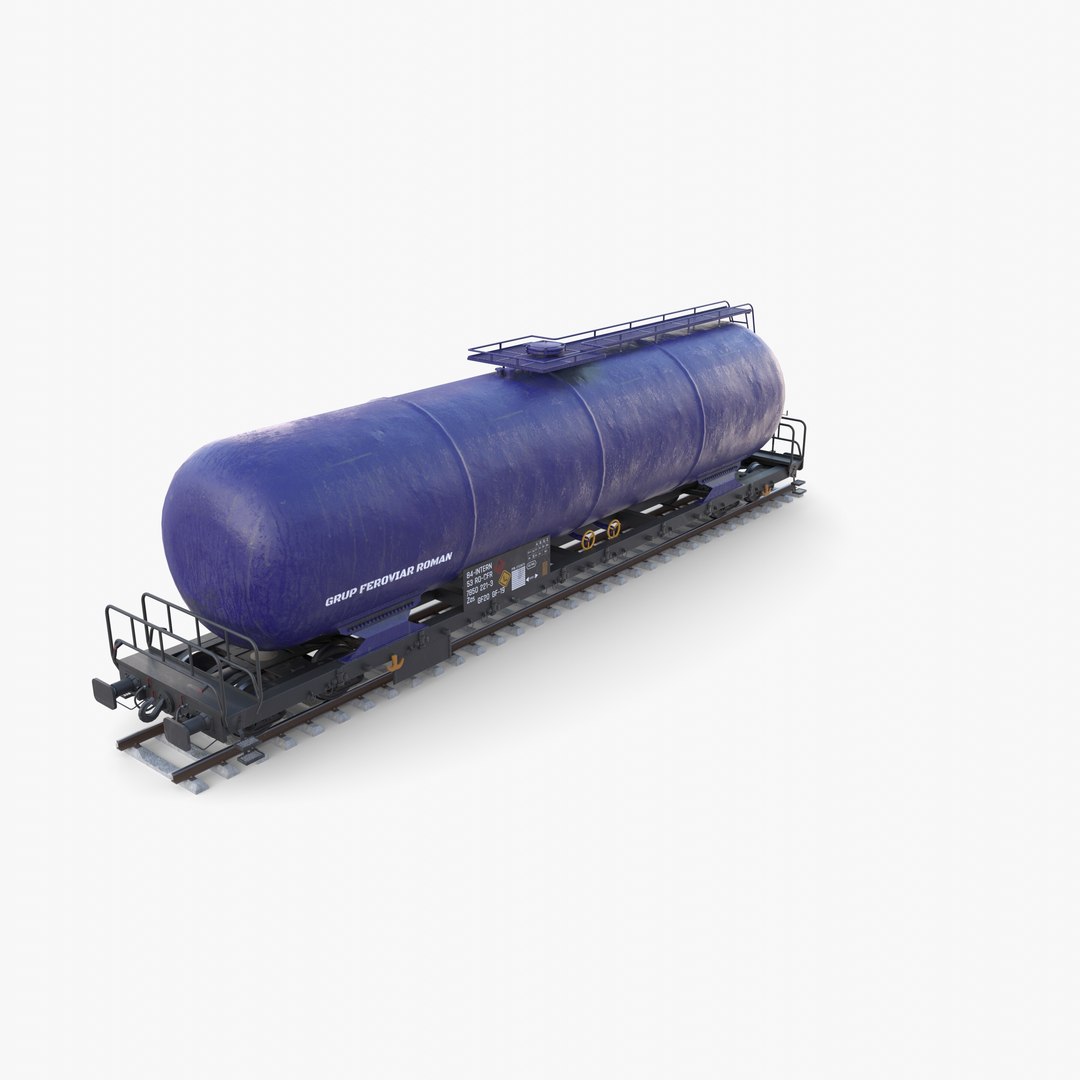 3D CFR Tanker Rail Car V2 - TurboSquid 2225579