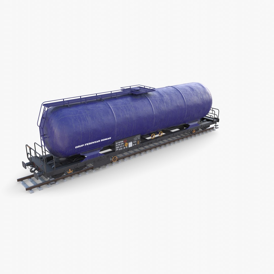 3D CFR Tanker Rail Car V2 - TurboSquid 2225579