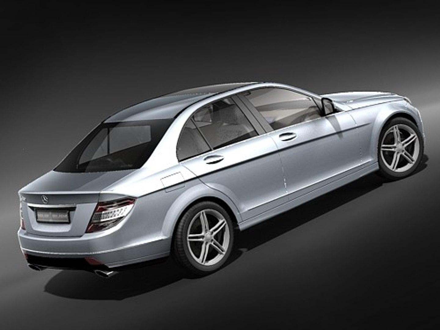 mercedes c class c-class 3d model