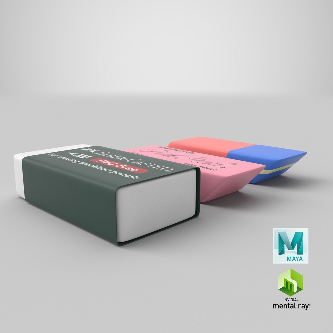 3D Eraser 01 Model - TurboSquid 1805798