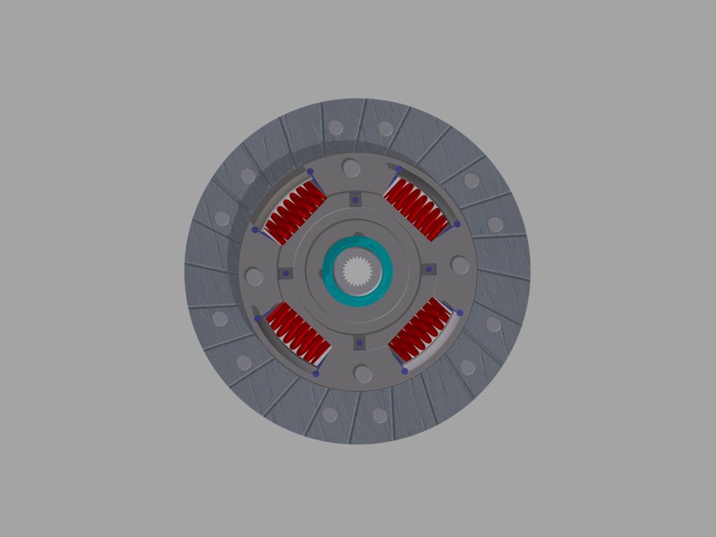 3D Engine Flywheel Clutch Assembly - TurboSquid 1296363