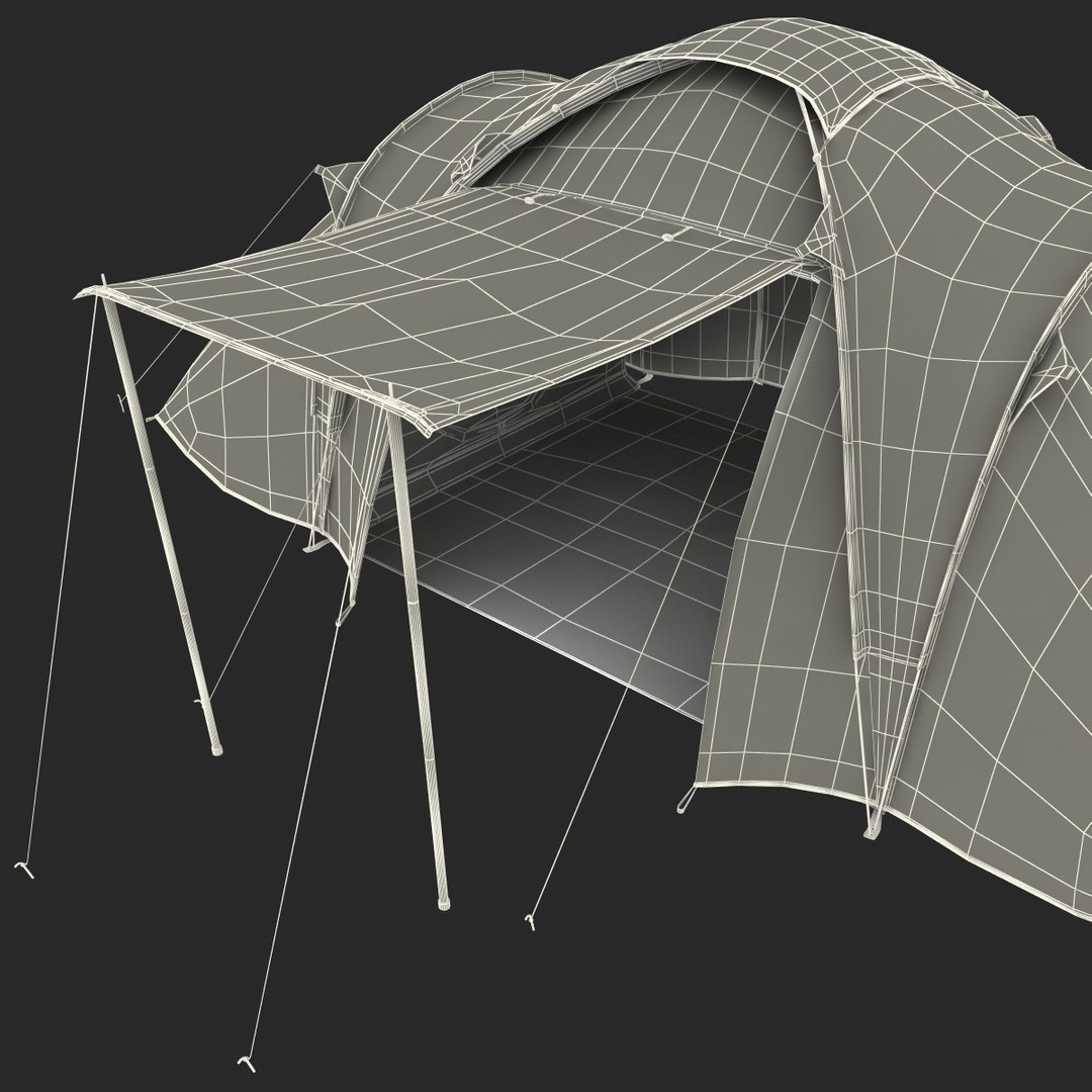 3d Camping Tent 4 Model