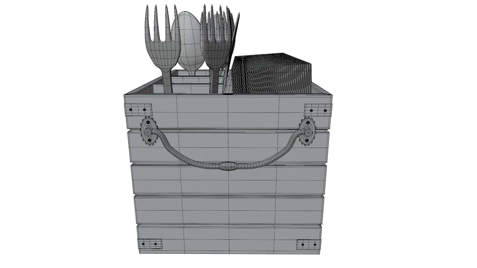 3D Utensil Box - TurboSquid 2233266