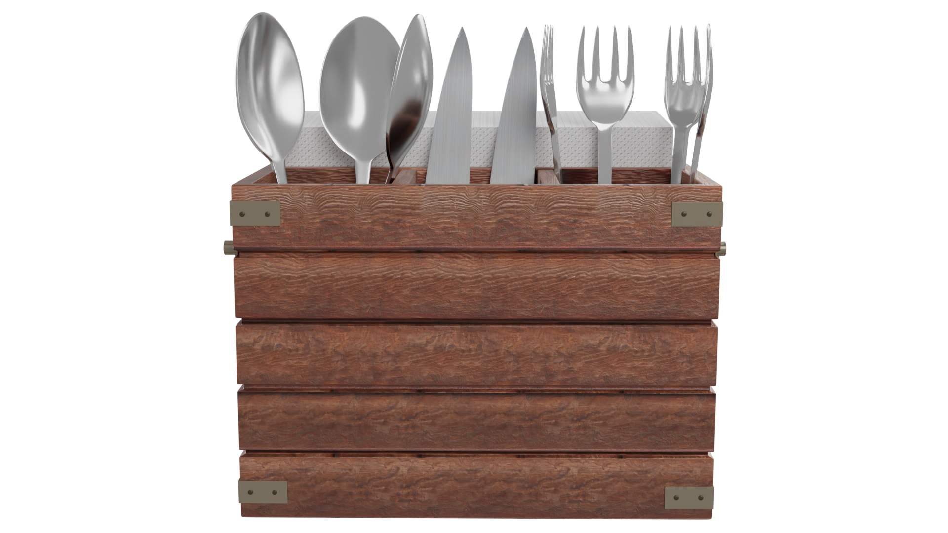 3D Utensil Box - TurboSquid 2233266