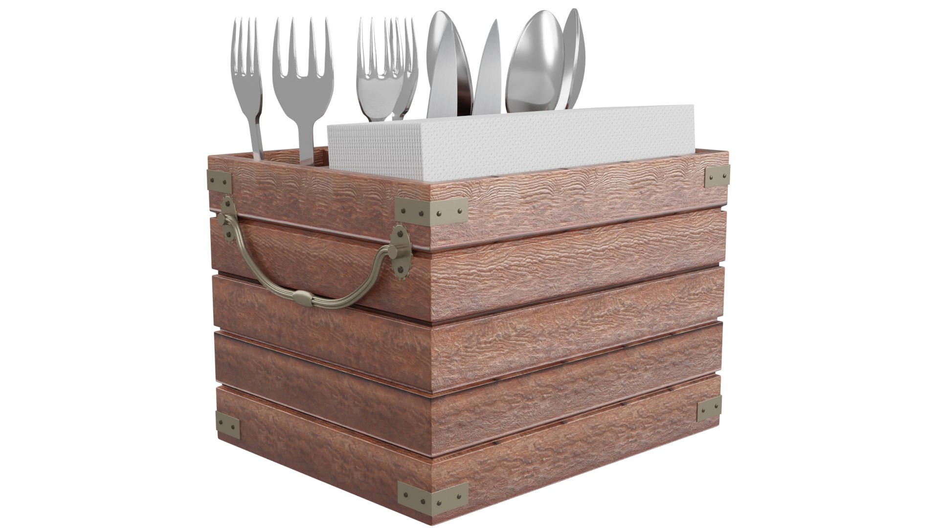 3D Utensil Box - TurboSquid 2233266