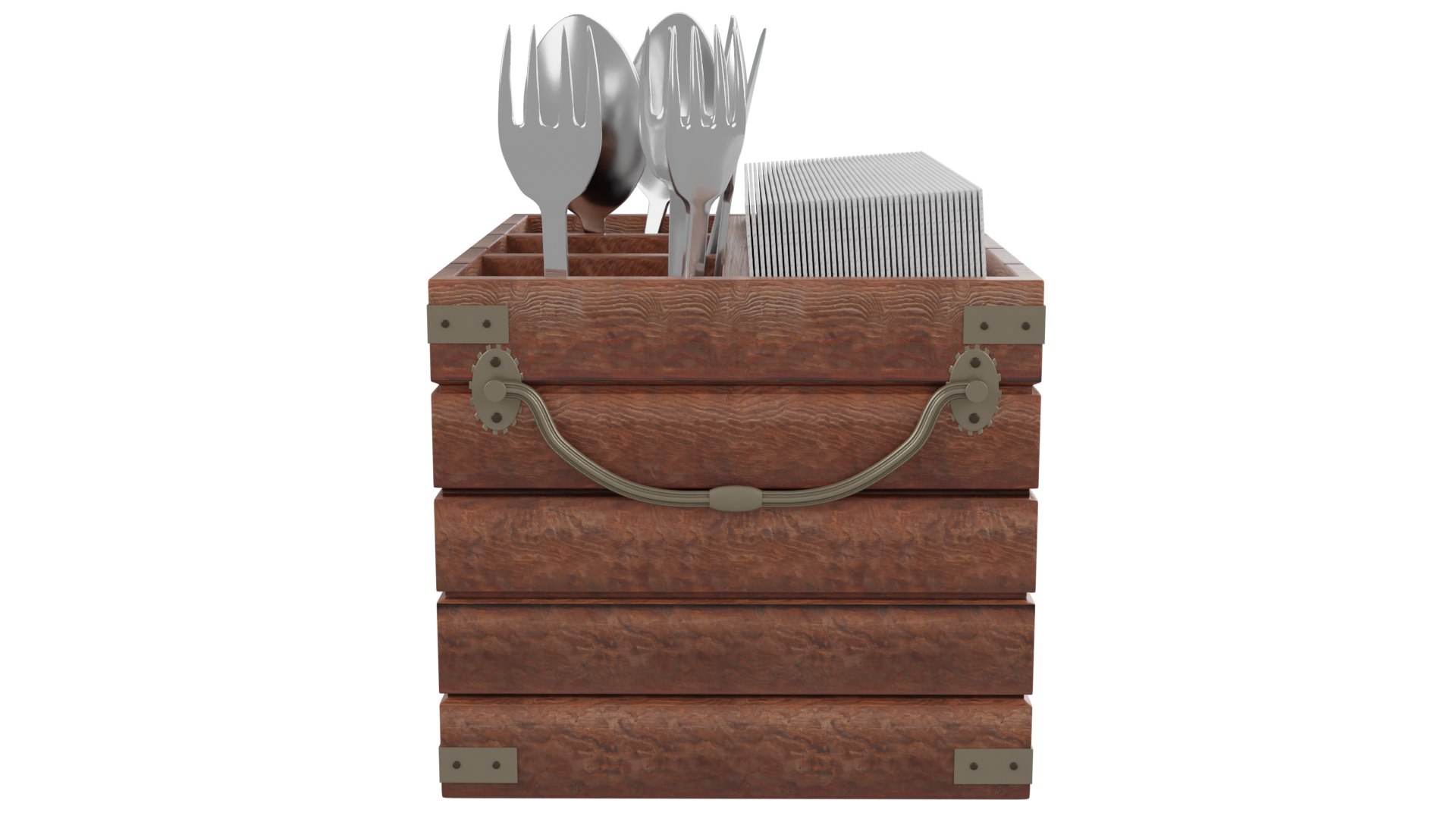 3D Utensil Box - TurboSquid 2233266
