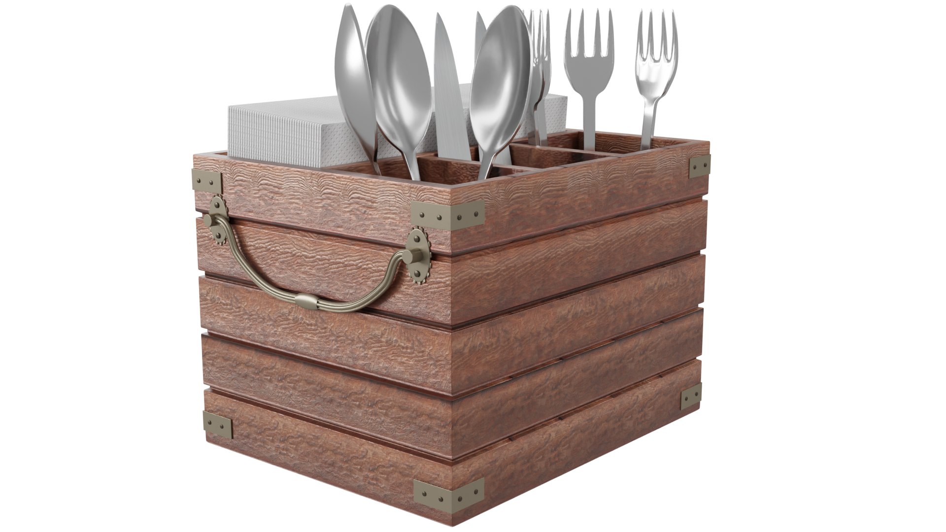 3D Utensil Box - TurboSquid 2233266