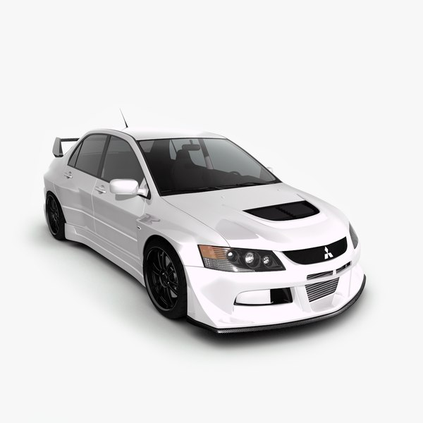 Lancer Evolution 3D Models for Download | TurboSquid