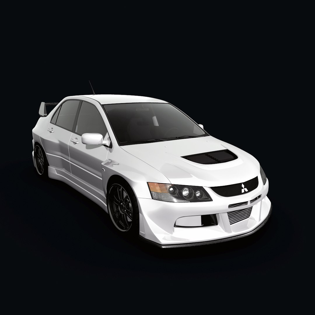 Mitsubishi Evolution 9 Widebody 3ds