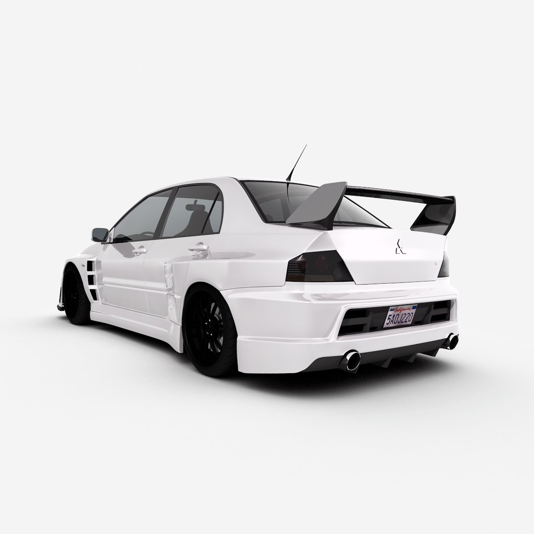 Mitsubishi Evolution 9 Widebody 3ds