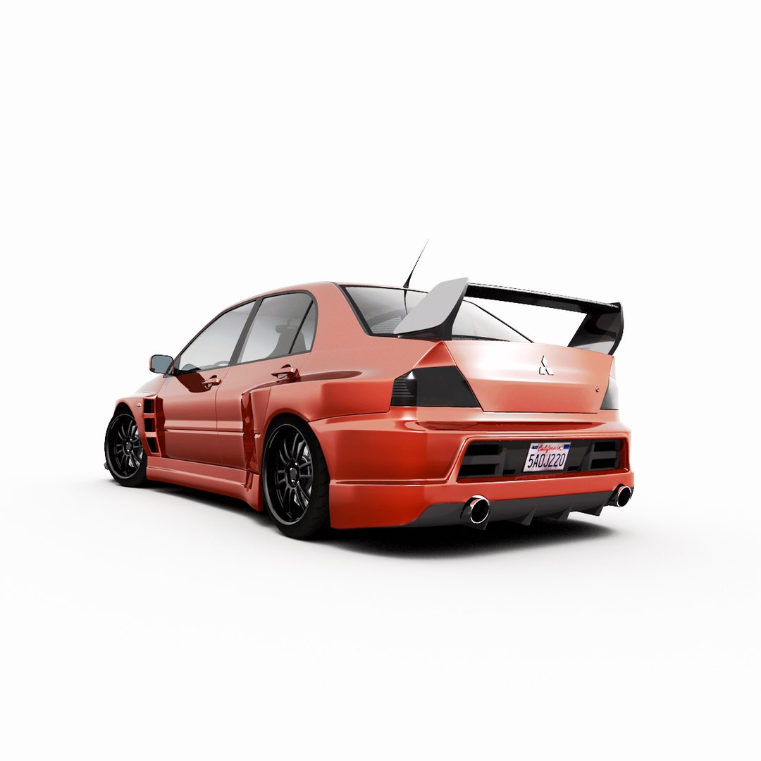Mitsubishi Evolution 9 Widebody 3ds