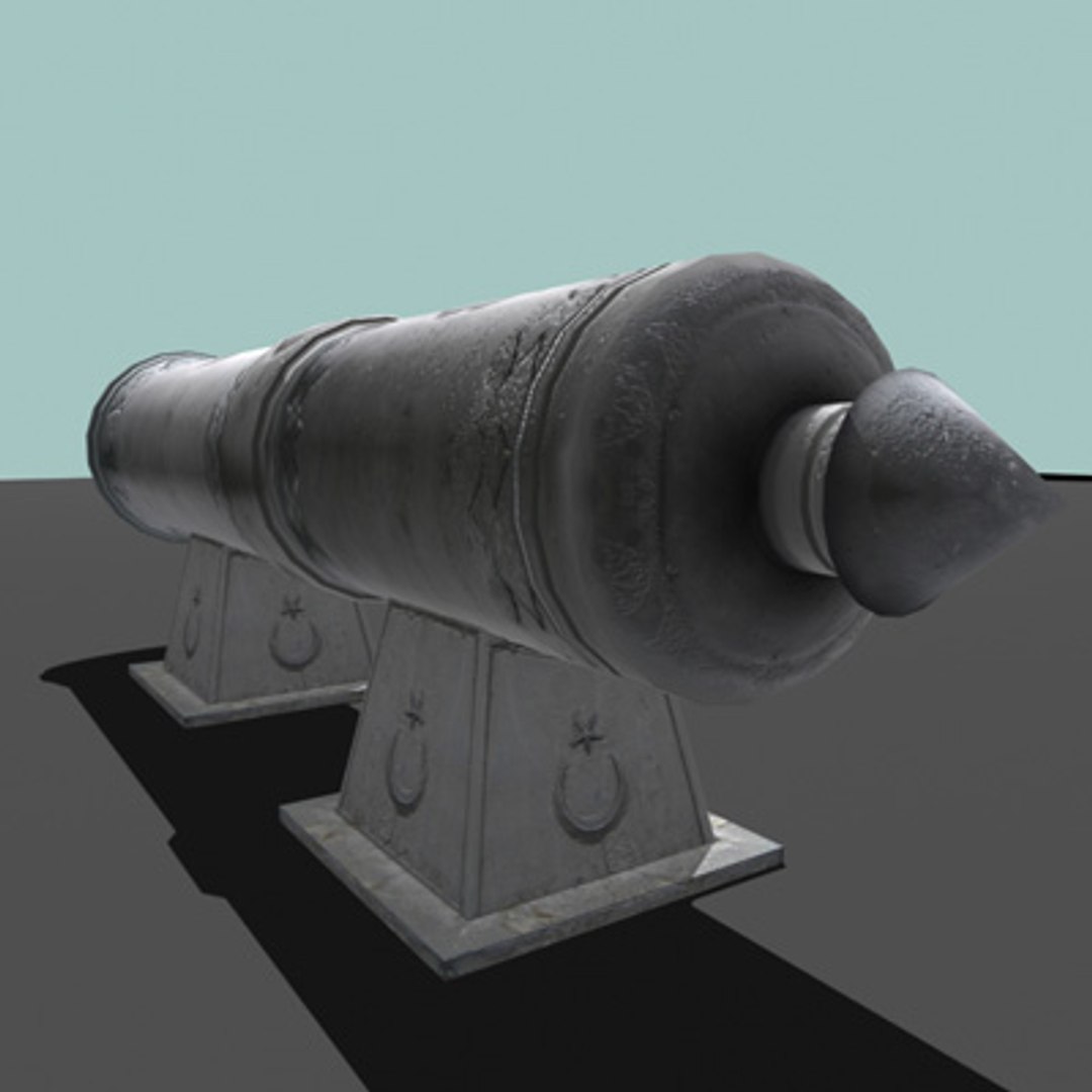 fatih sultan mehmed cannon 3d lwo