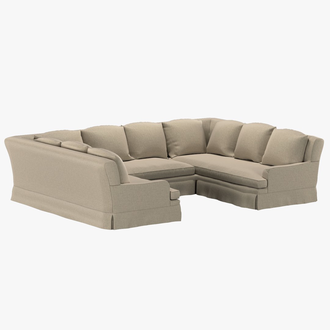 3D Sofa U Shape Form - TurboSquid 1213967