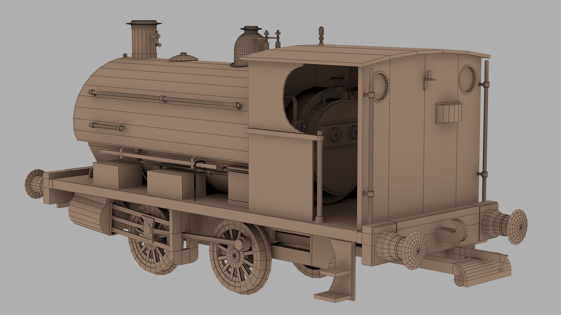 3D Model Peckett W4 Locvomotive - TurboSquid 1827996