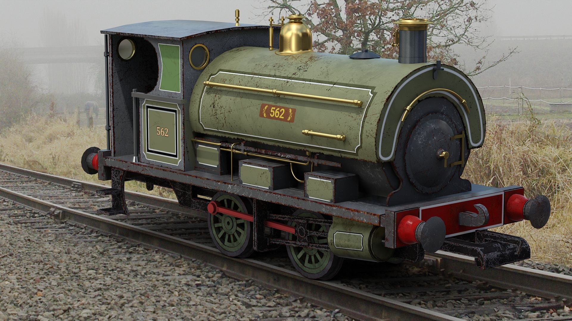 3D Model Peckett W4 Locvomotive - TurboSquid 1827996