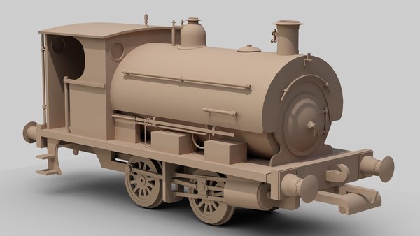 3D model Peckett W4 Locvomotive - TurboSquid 1827996