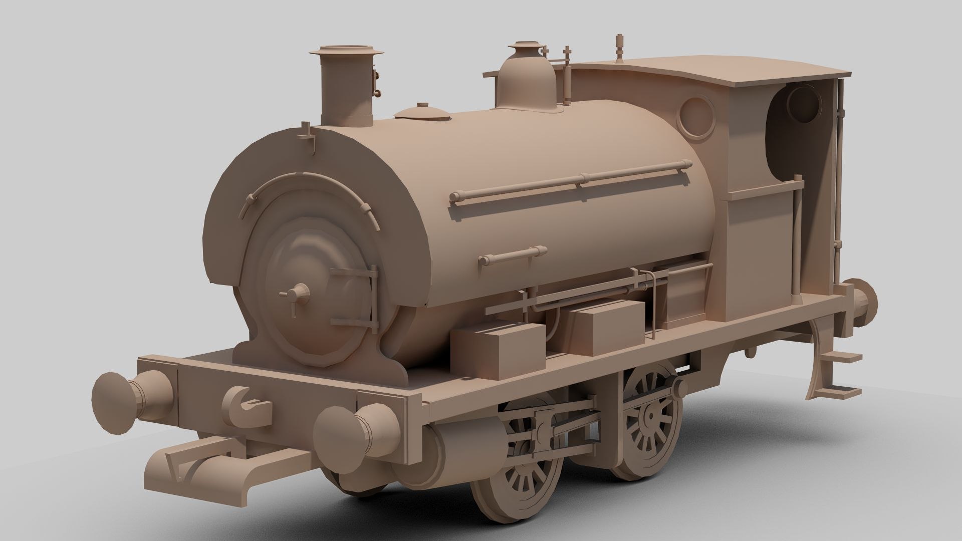 3D Model Peckett W4 Locvomotive - TurboSquid 1827996
