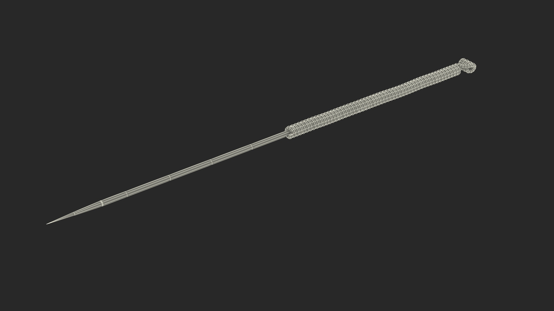 3D Small Acupuncture Needle Silver Model - TurboSquid 2215324