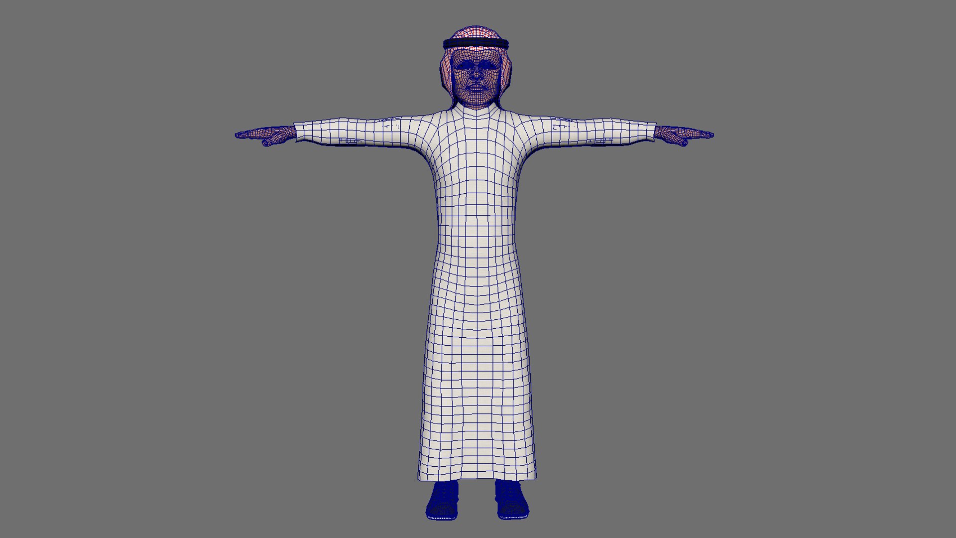 Toon Emirati Man 3D Model - TurboSquid 2240754