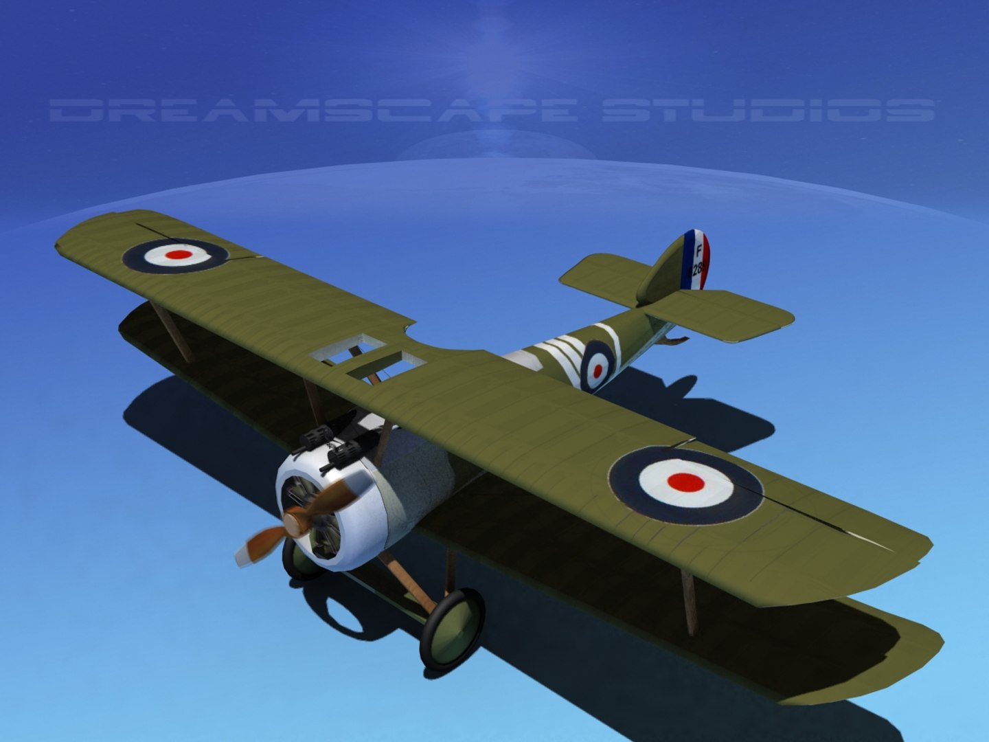 Sopwith Camel Fighter 3d Max