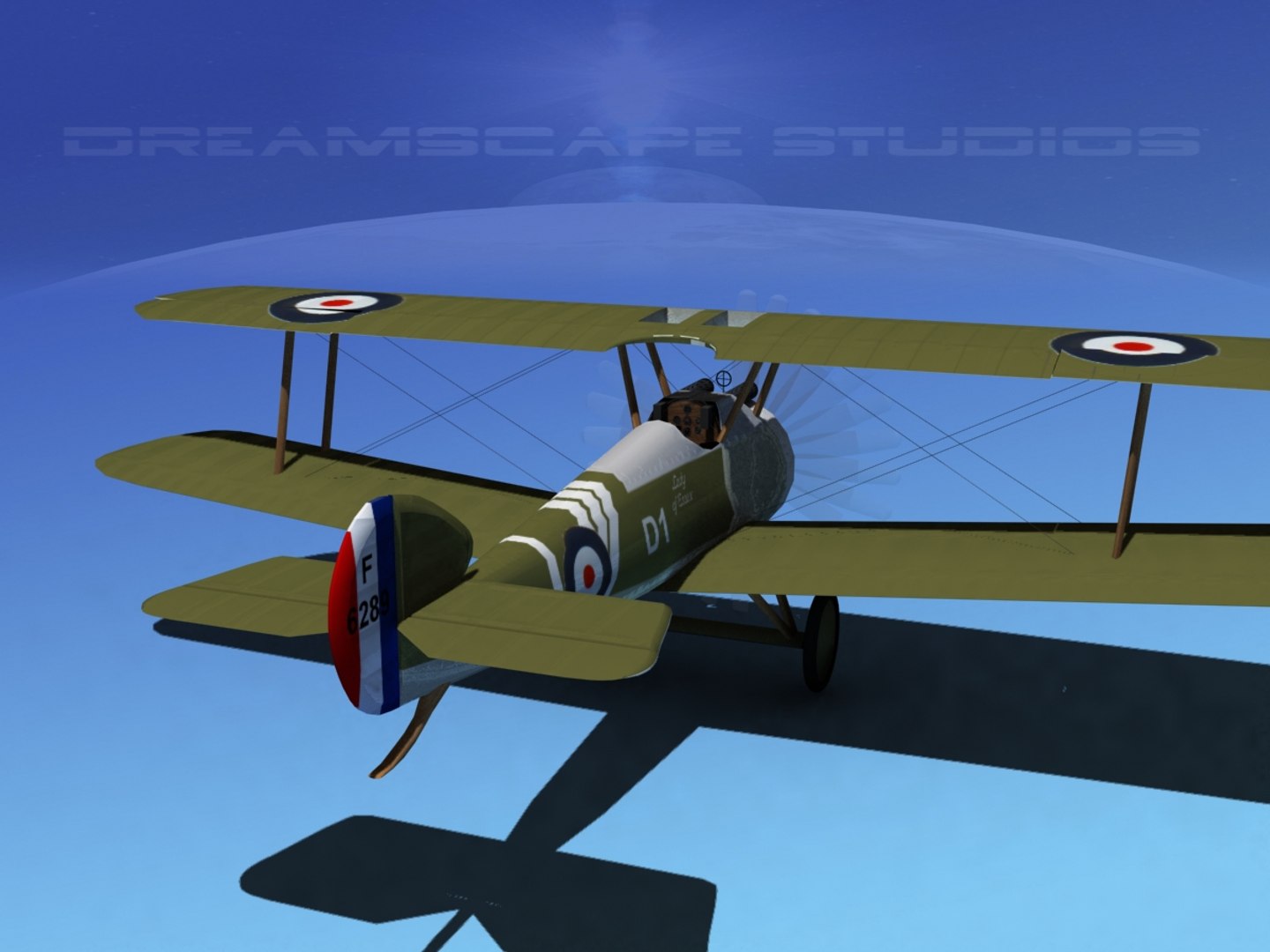 Sopwith Camel Fighter 3d Max