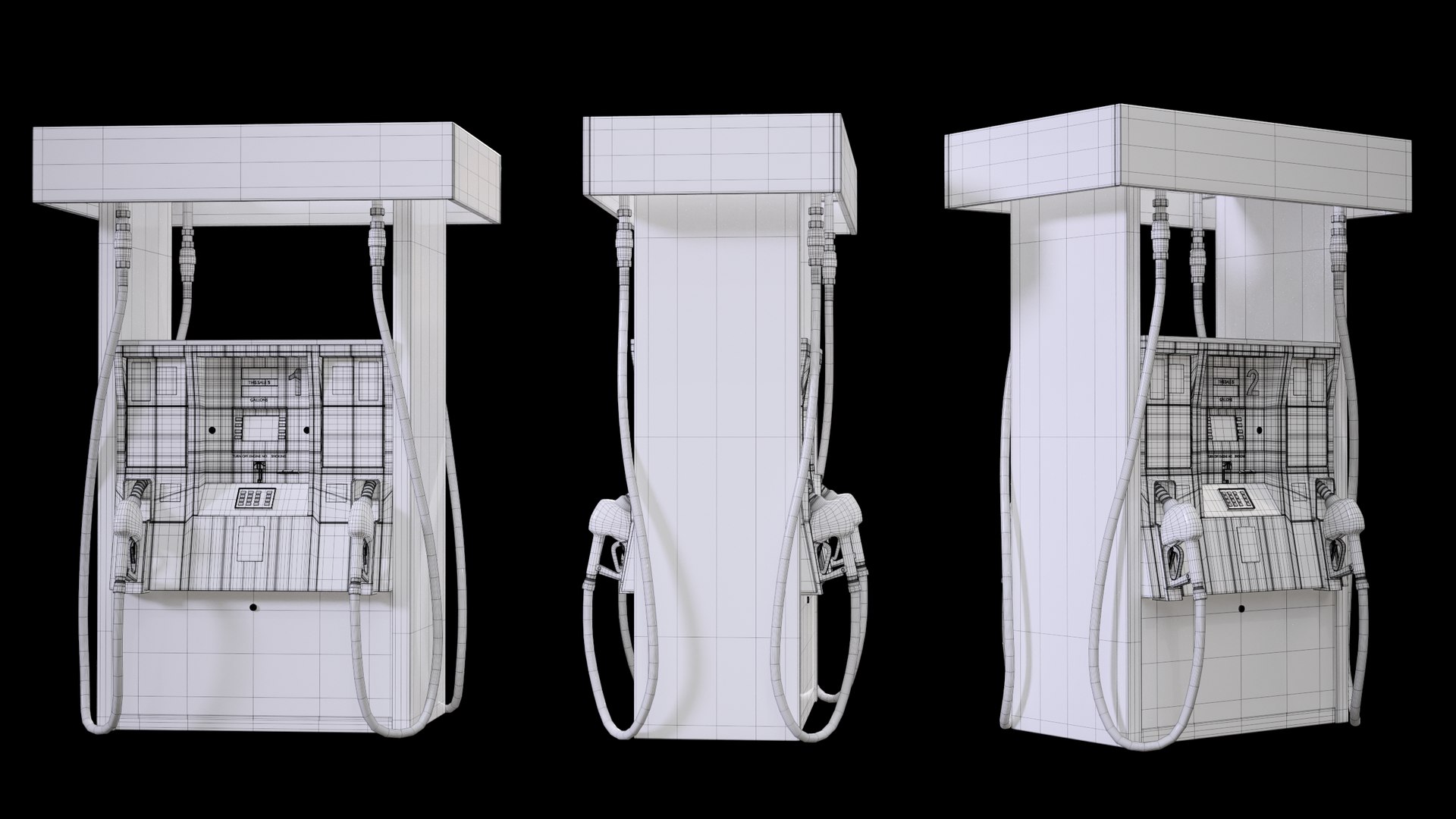 3D Fuel Dispenser Model - TurboSquid 1798213
